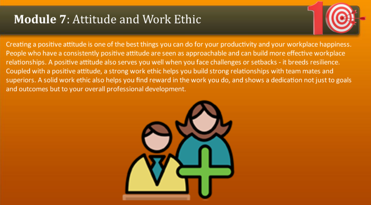 Attitude and Work Ethic - FreshSkills