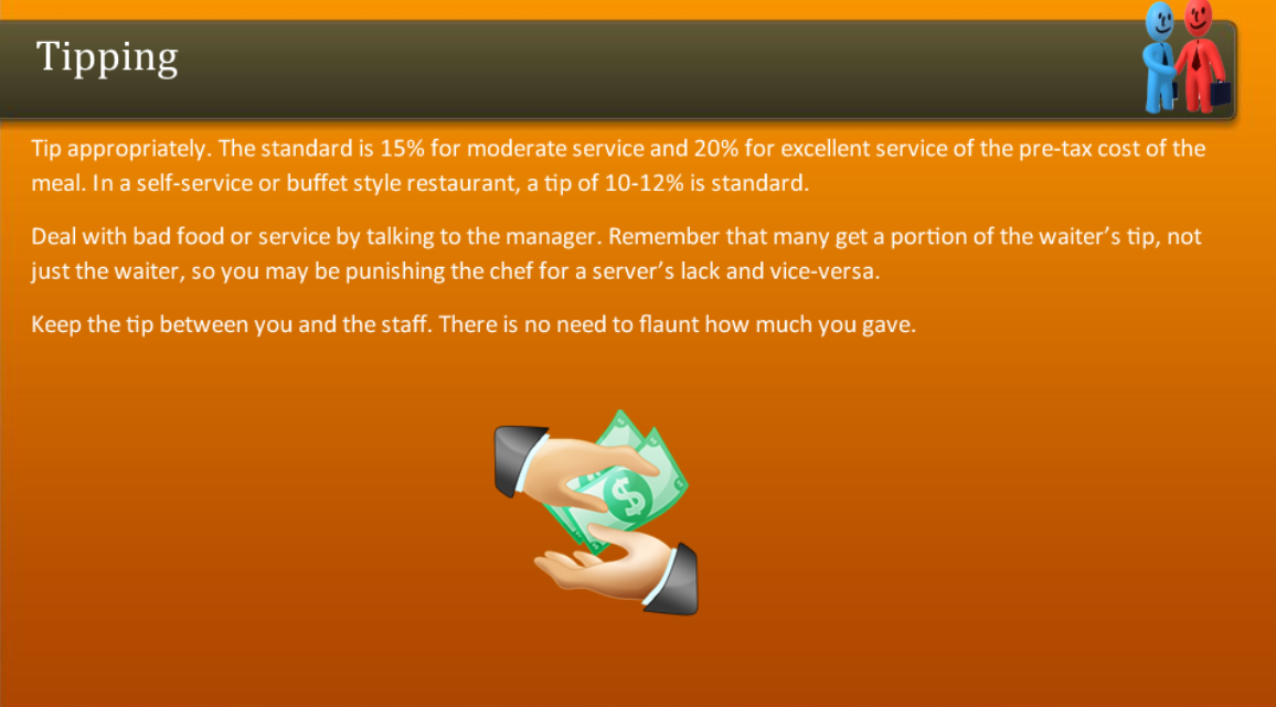 Tipping - FreshSkills