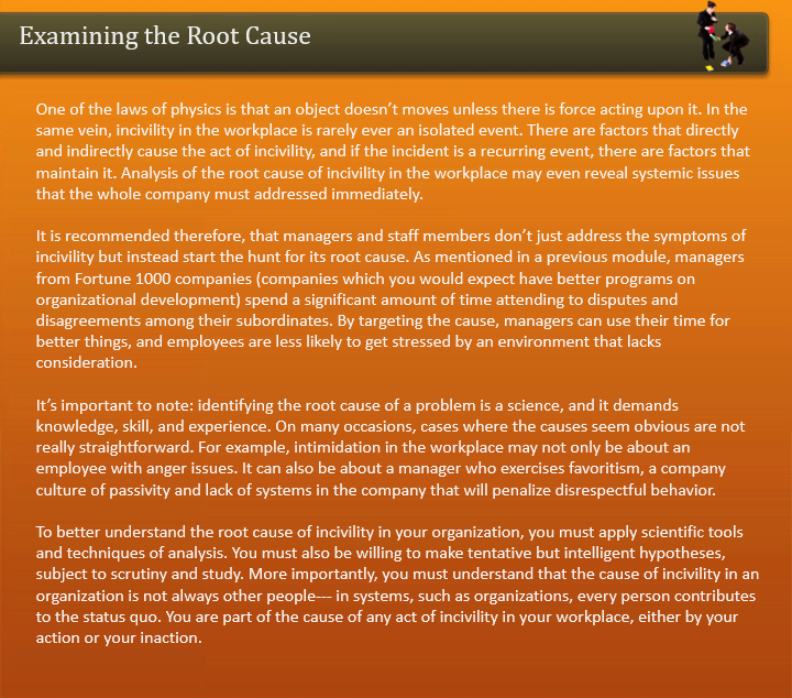 Examining the Root Cause - FreshSkills