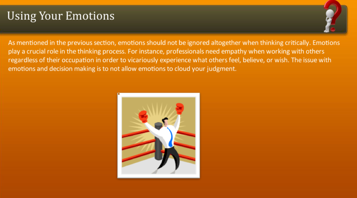 Using Your Emotions - FreshSkills