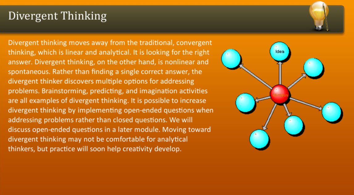 Divergent Thinking - FreshSkills