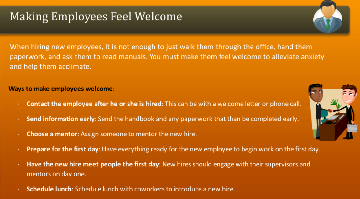 Making Employees Feel Welcome - FreshSkills
