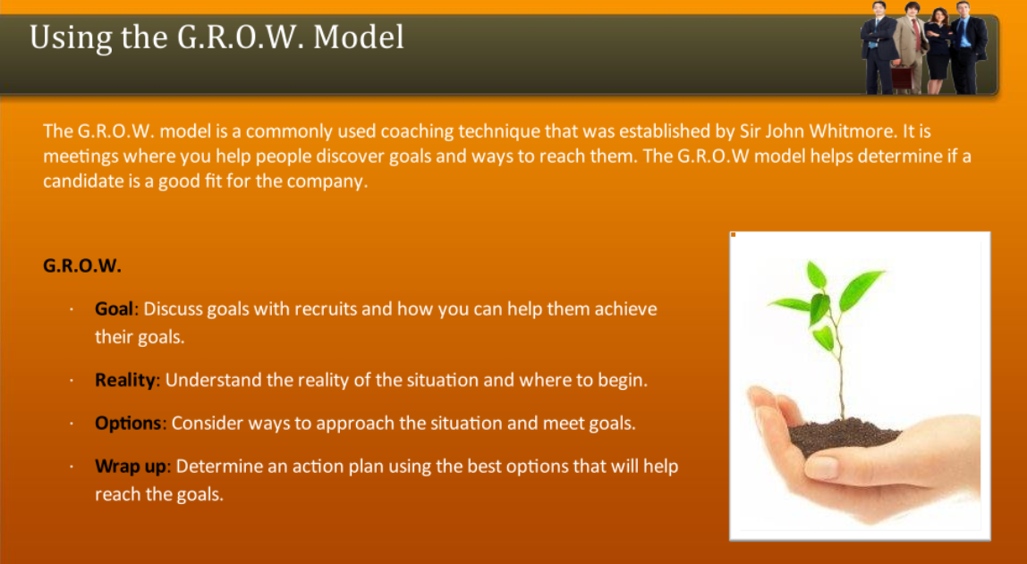 Using the G.R.O.W. Model - FreshSkills
