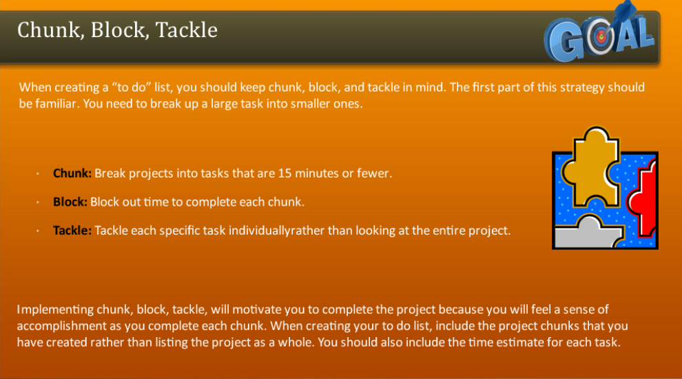 Chunk, Block, Tackle - FreshSkills