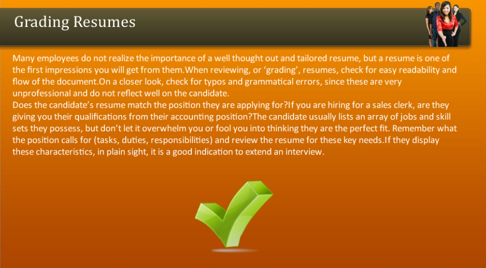 Grading Resumes - FreshSkills