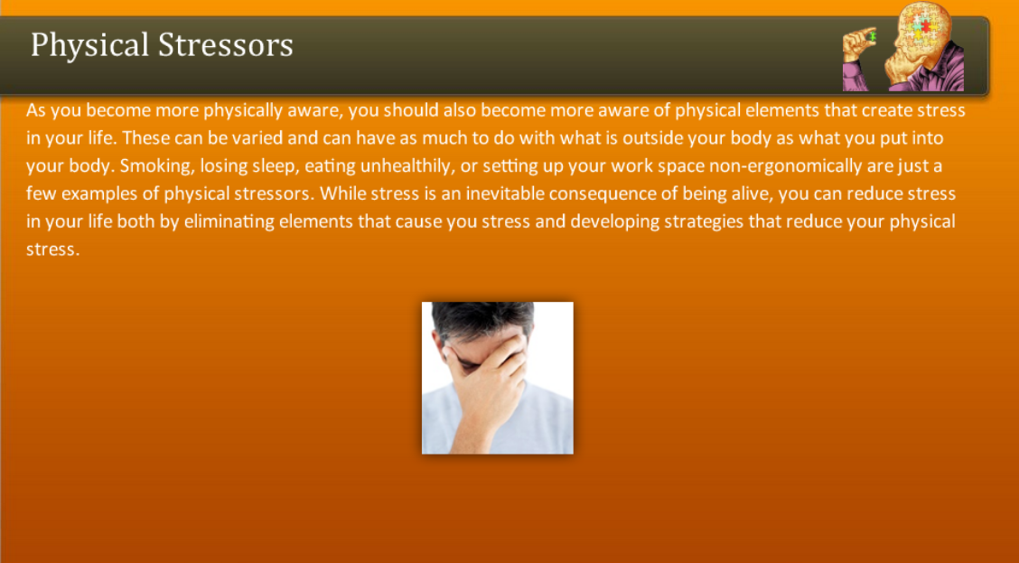 Physical Stressors - FreshSkills