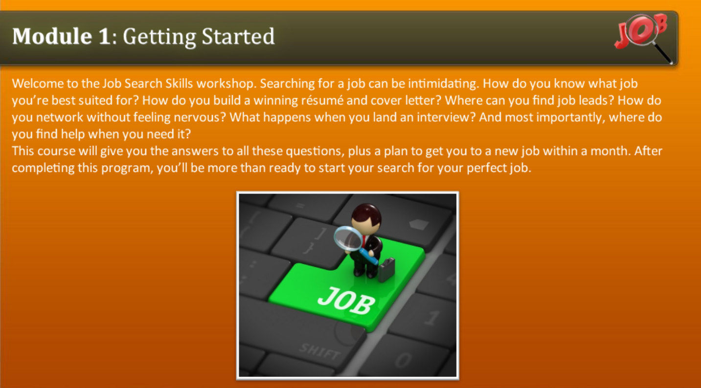 Getting Started Job Search Skills - FreshSkills