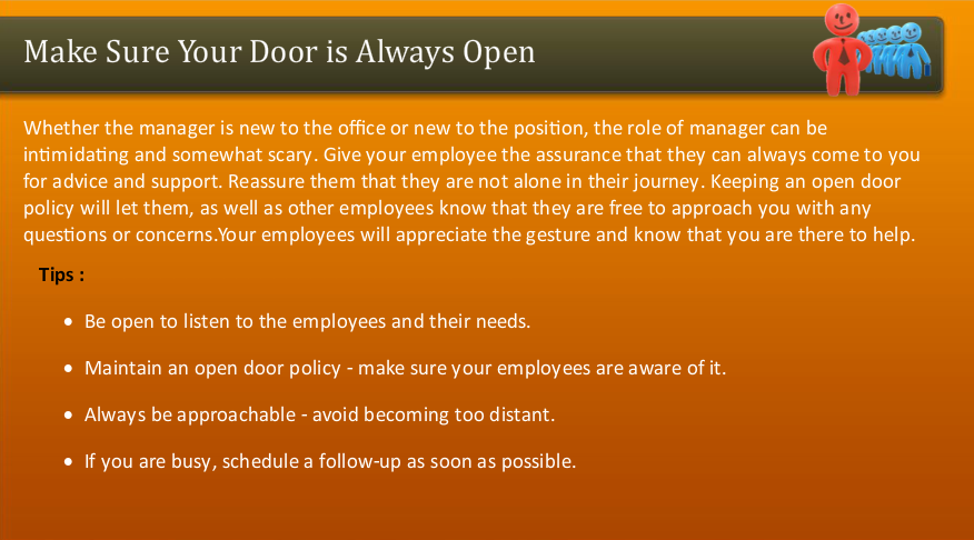 Make Sure Your Door is Always Open - FreshSkills