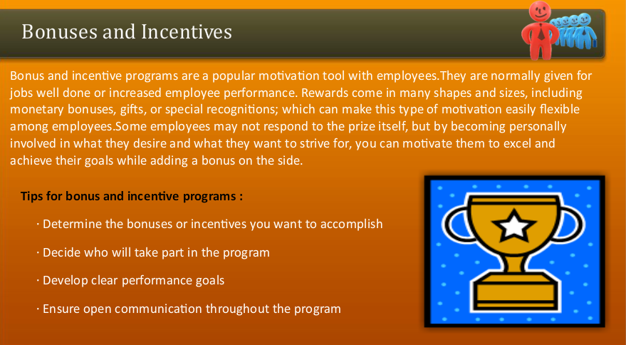 Bonuses and Incentives - FreshSkills