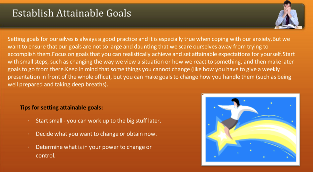 Establish Attainable Goals - FreshSkills
