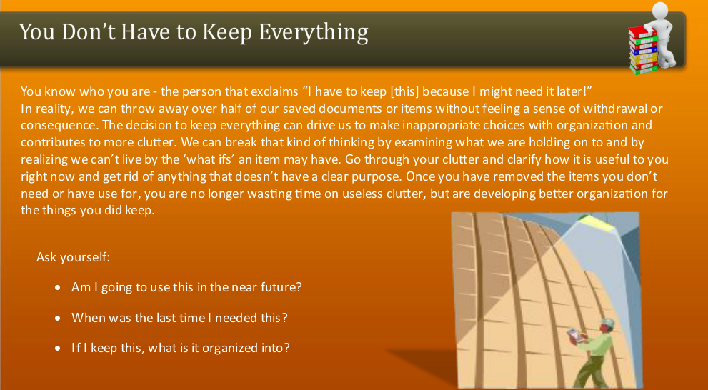 You Don’t Have to Keep Everything - FreshSkills