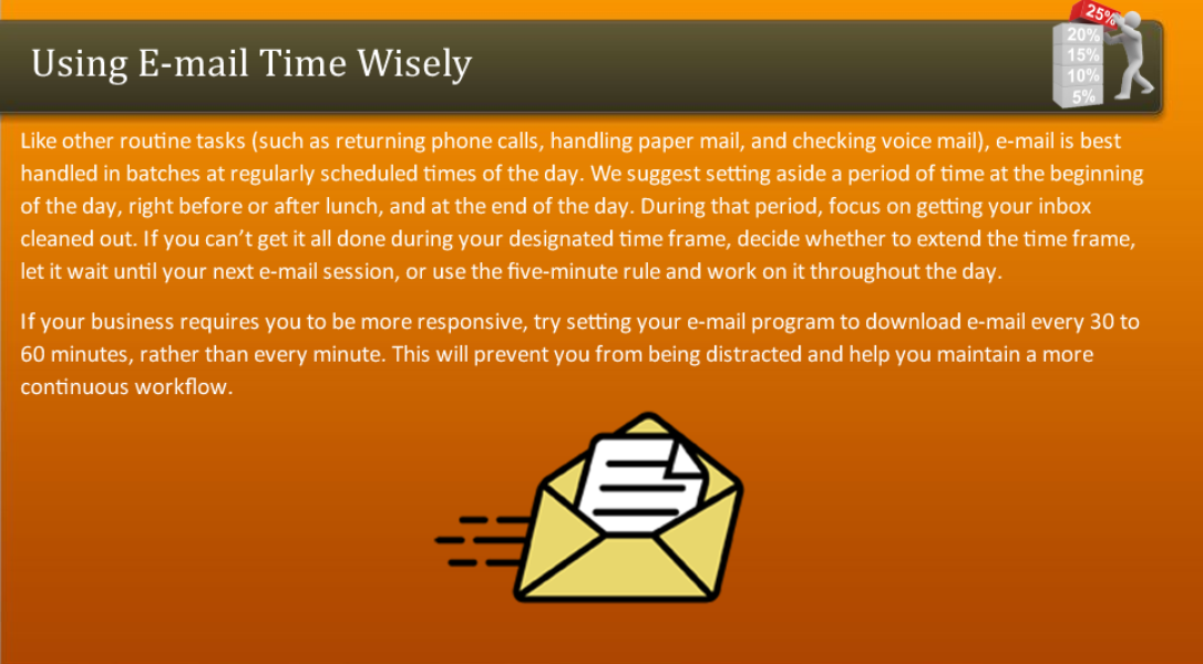 Using E-mail Time Wisely - FreshSkills