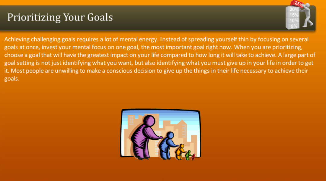 Prioritizing Your Goals - FreshSkills