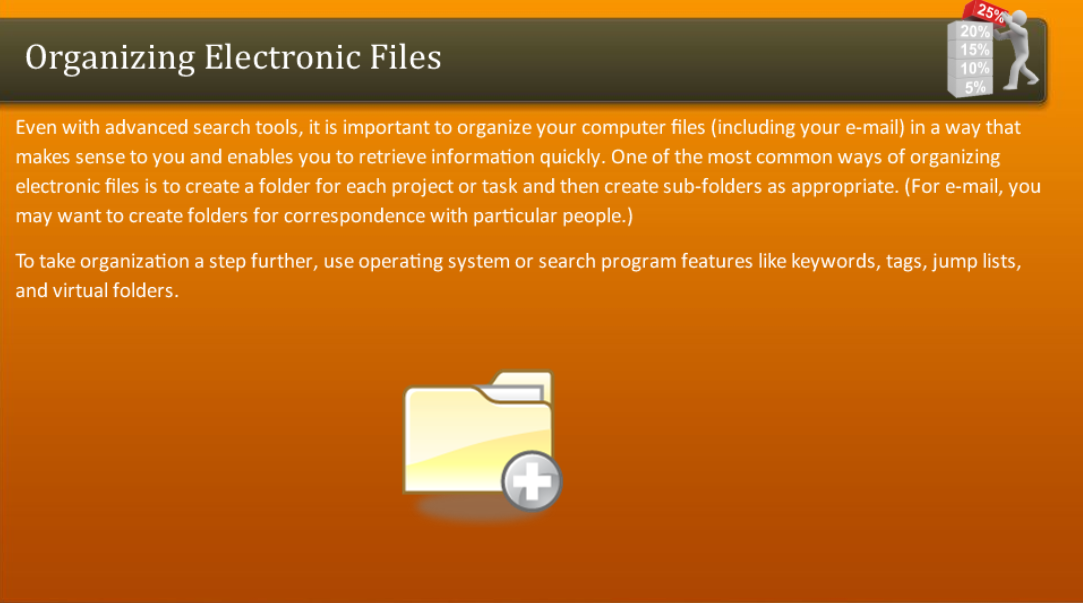 Organizing Electronic Files - FreshSkills