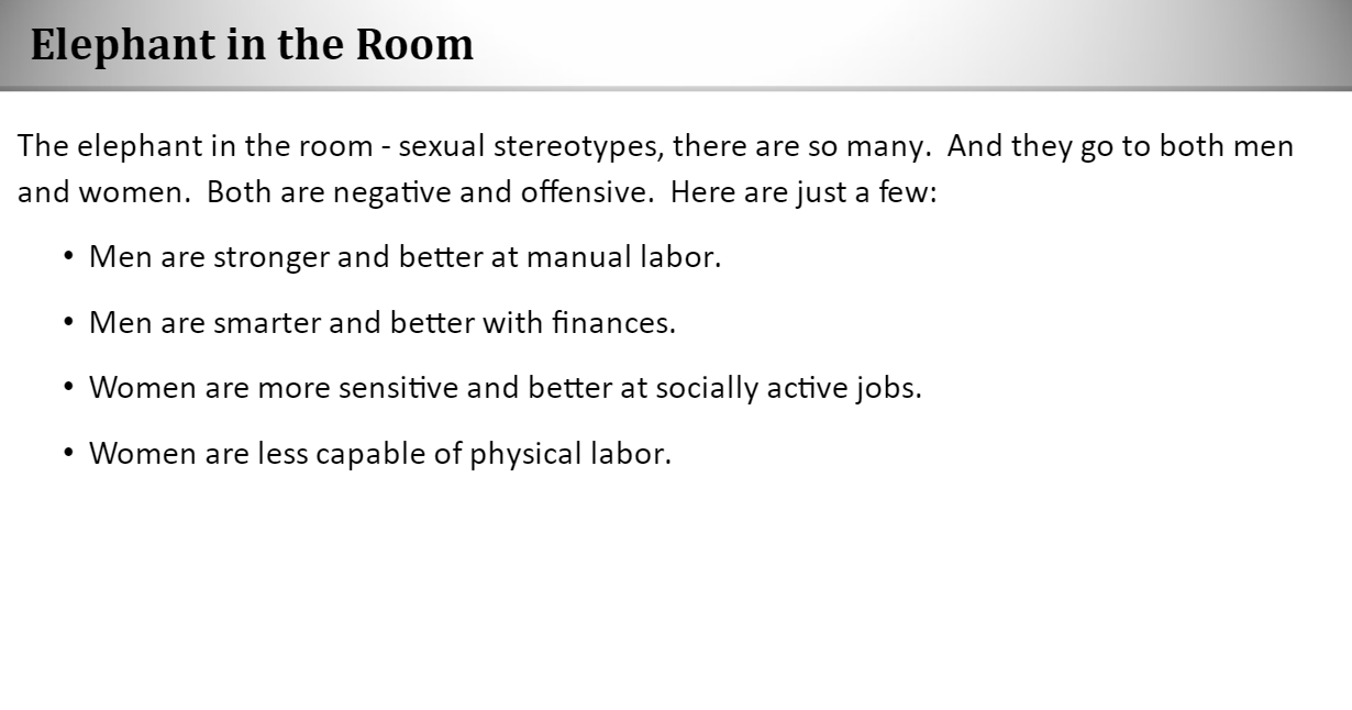Elephant in the Room - FreshSkills
