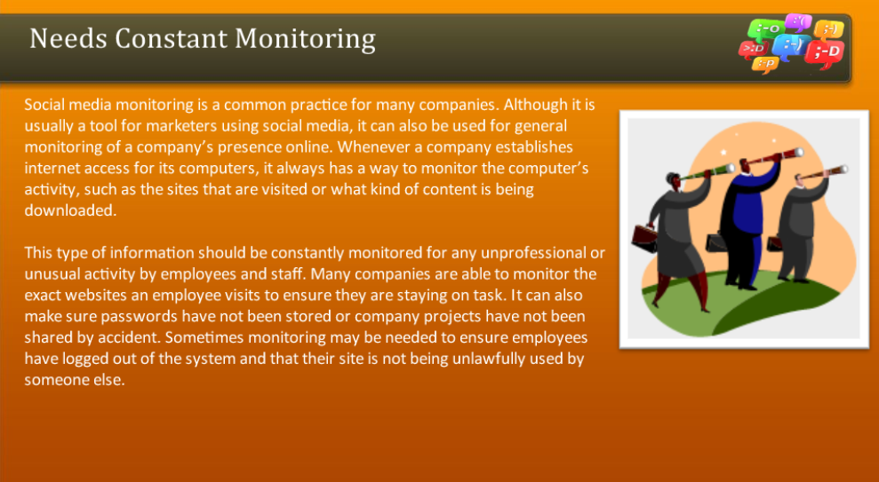 Needs Constant Monitoring - FreshSkills