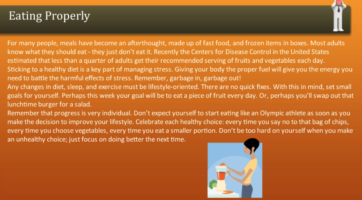 Eating Properly - FreshSkills