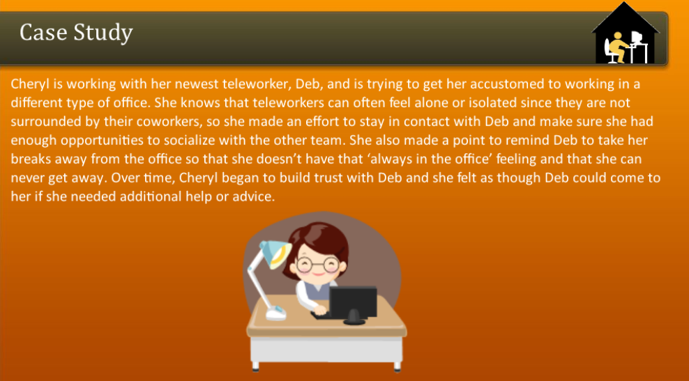 Case Study: Module 11 - Telework and Telecommuting - FreshSkills