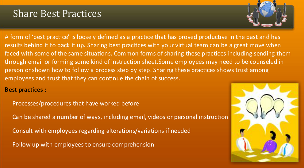 Share Best Practices - FreshSkills