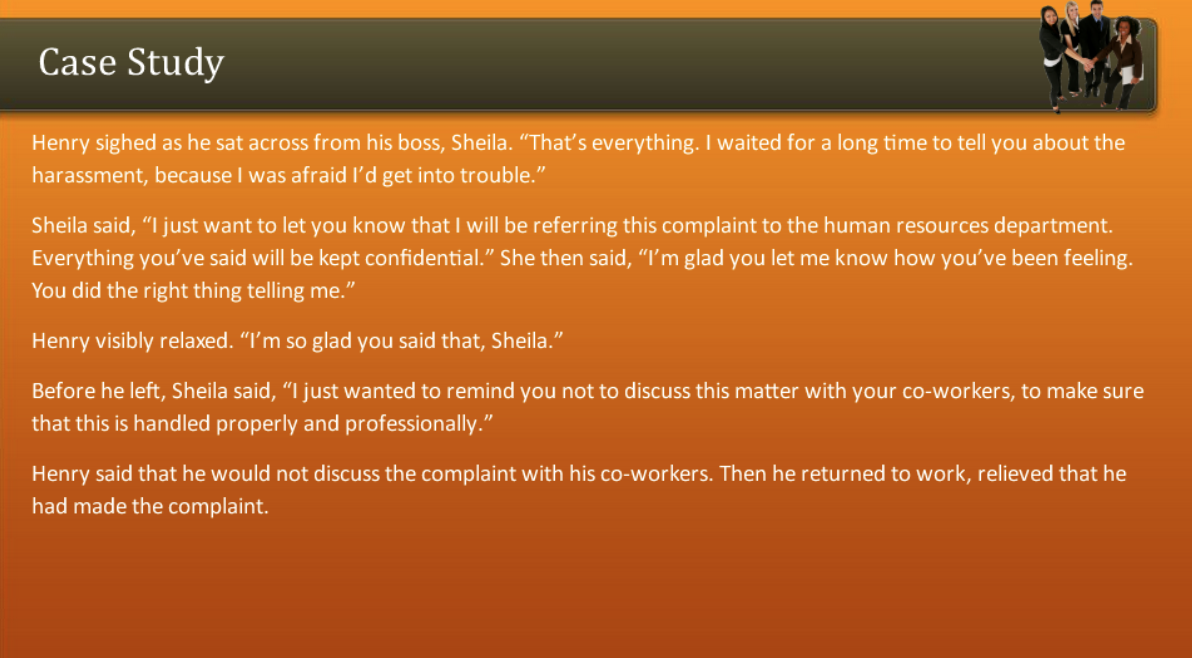 Case Study: Module 10 – Workplace Diversity - FreshSkills